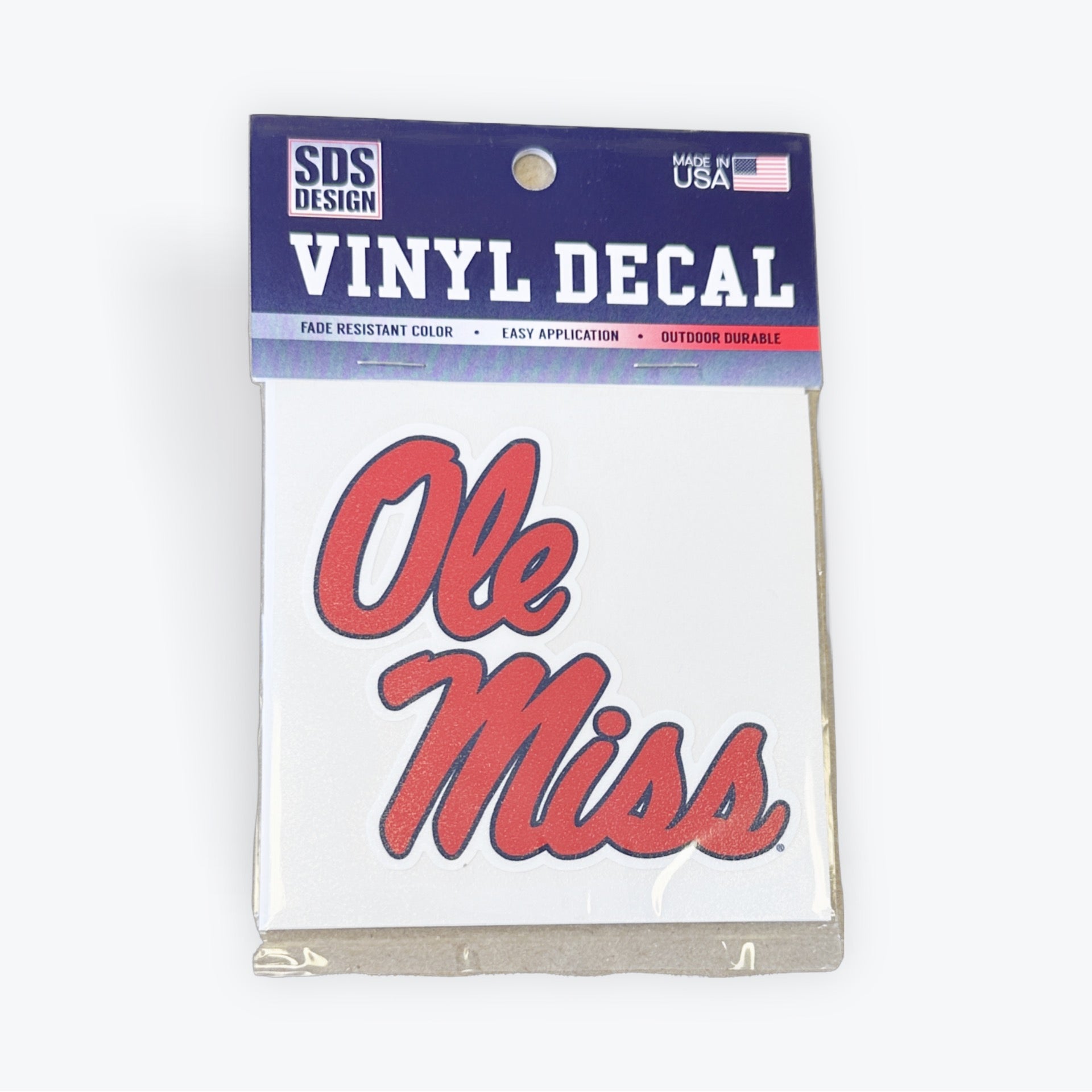 Red Script OM Sticker | University Sporting Goods