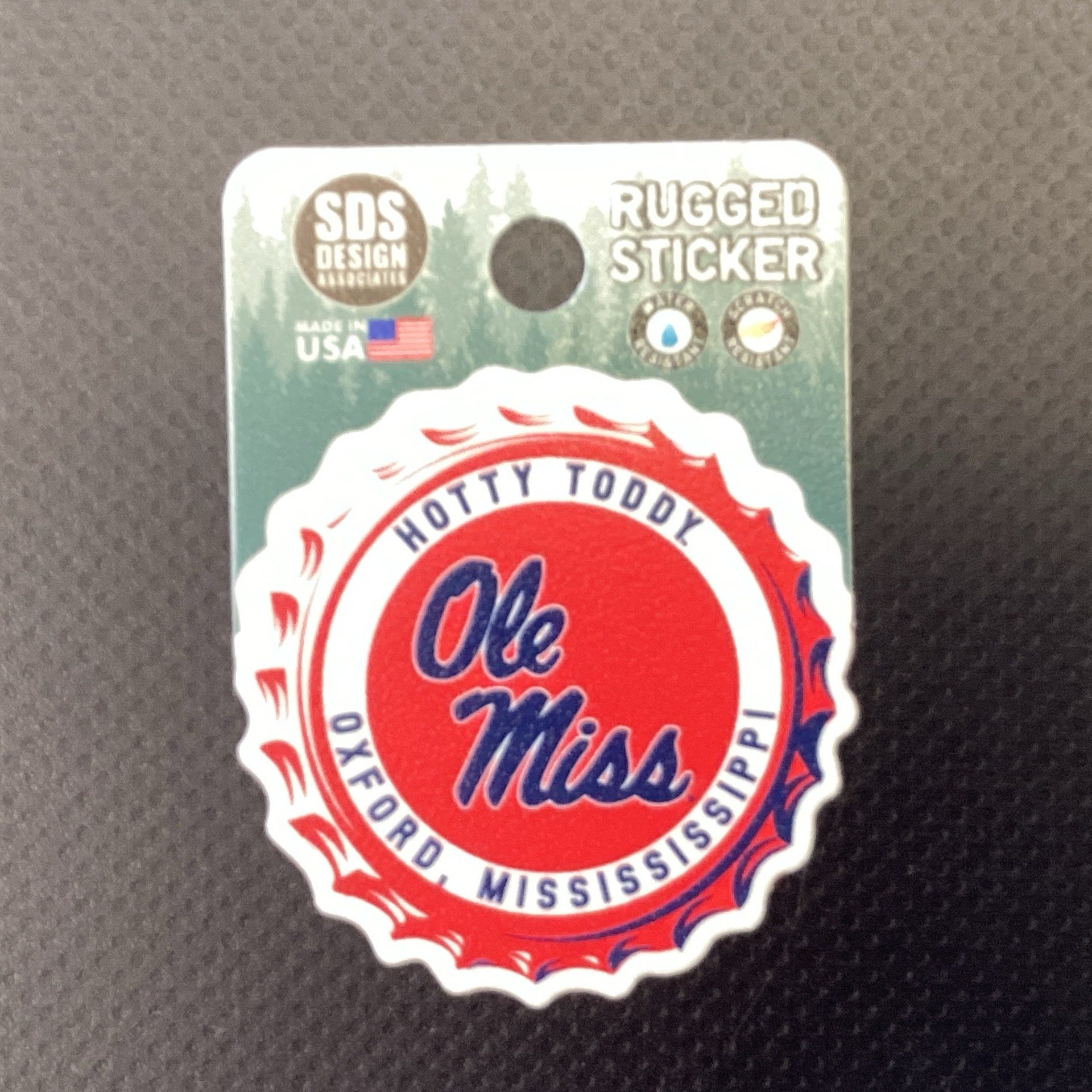 Ole Miss Bottle-cap Sticker | University Sporting Goods