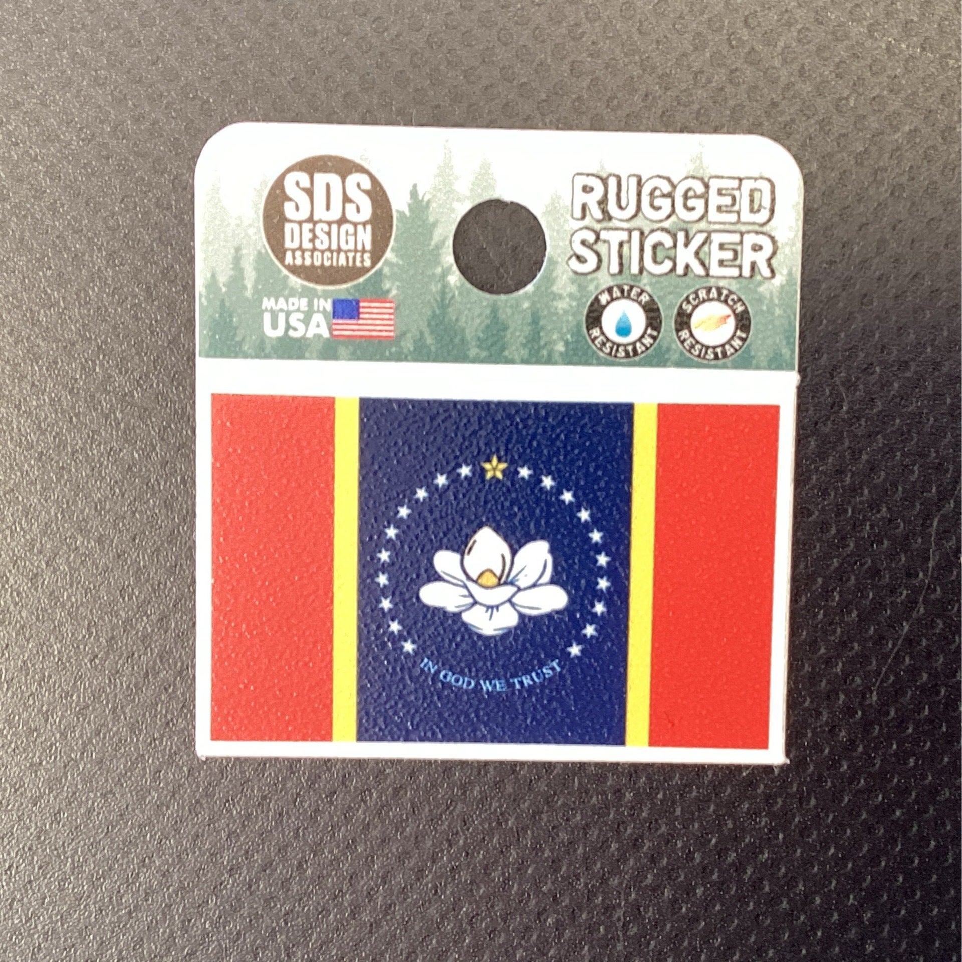 Mini State Flag Sticker | University Sporting Goods