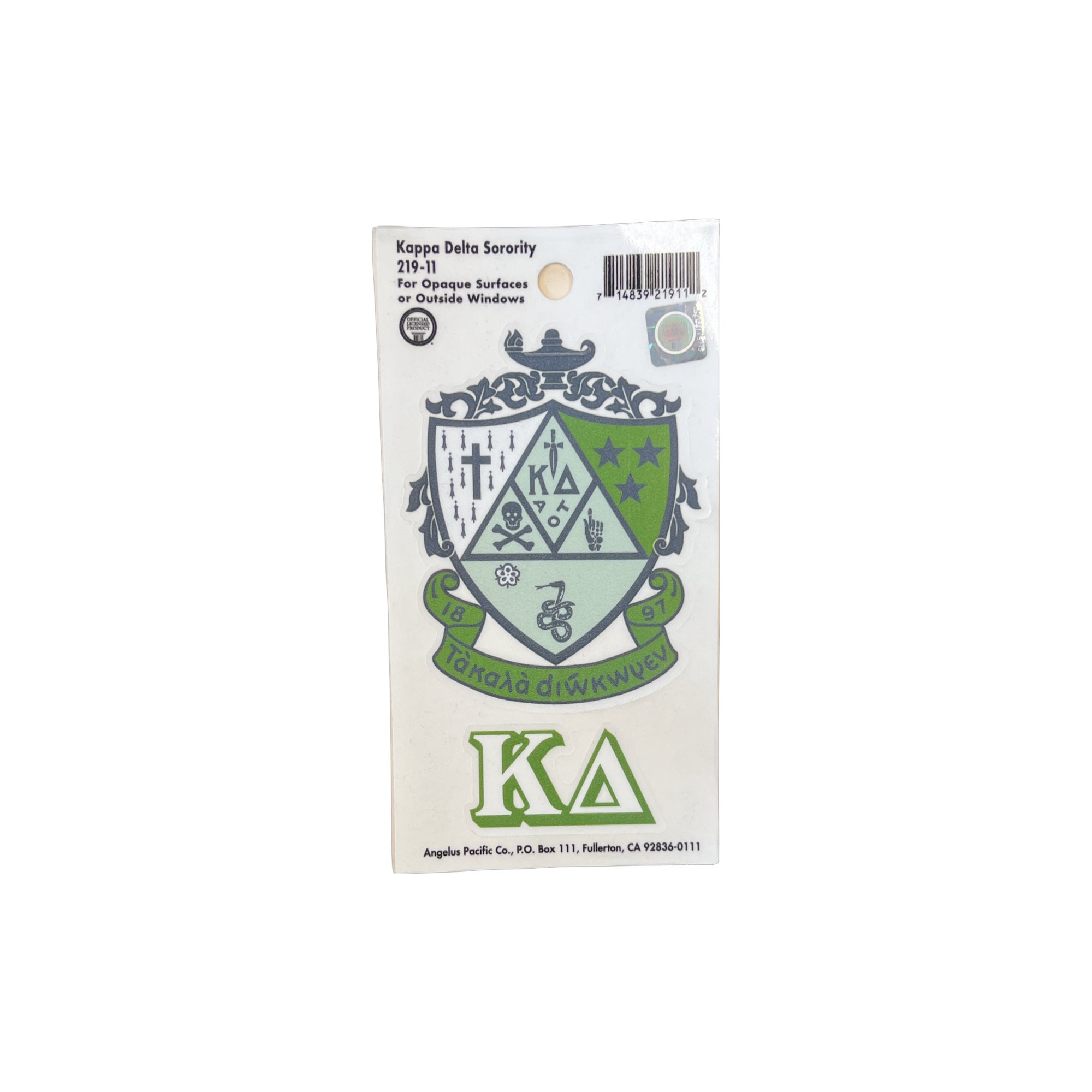 KD Crest Sticker | University Sporting Goods