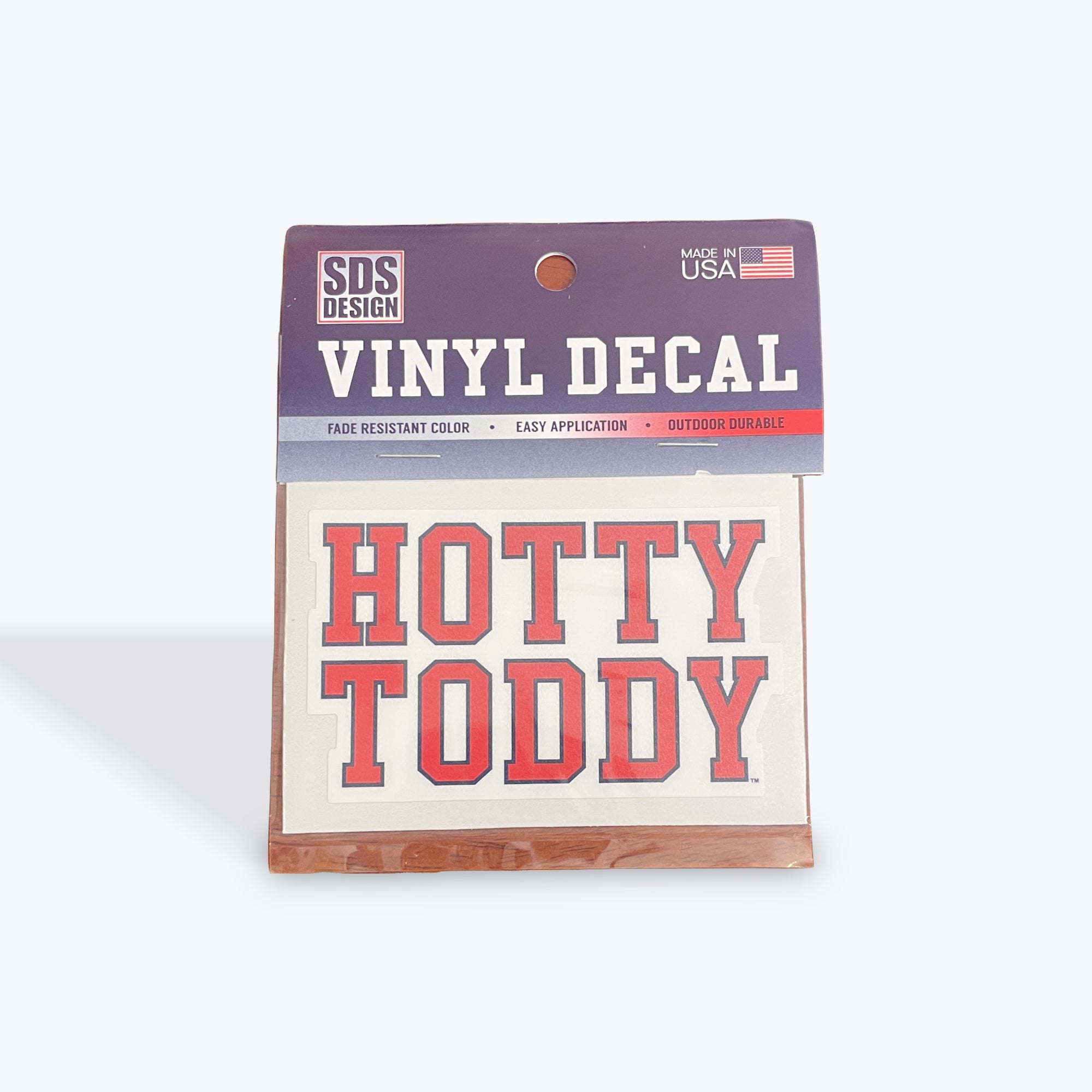 3” Hotty Toddy Stacked Txt Decal | University Sporting Goods