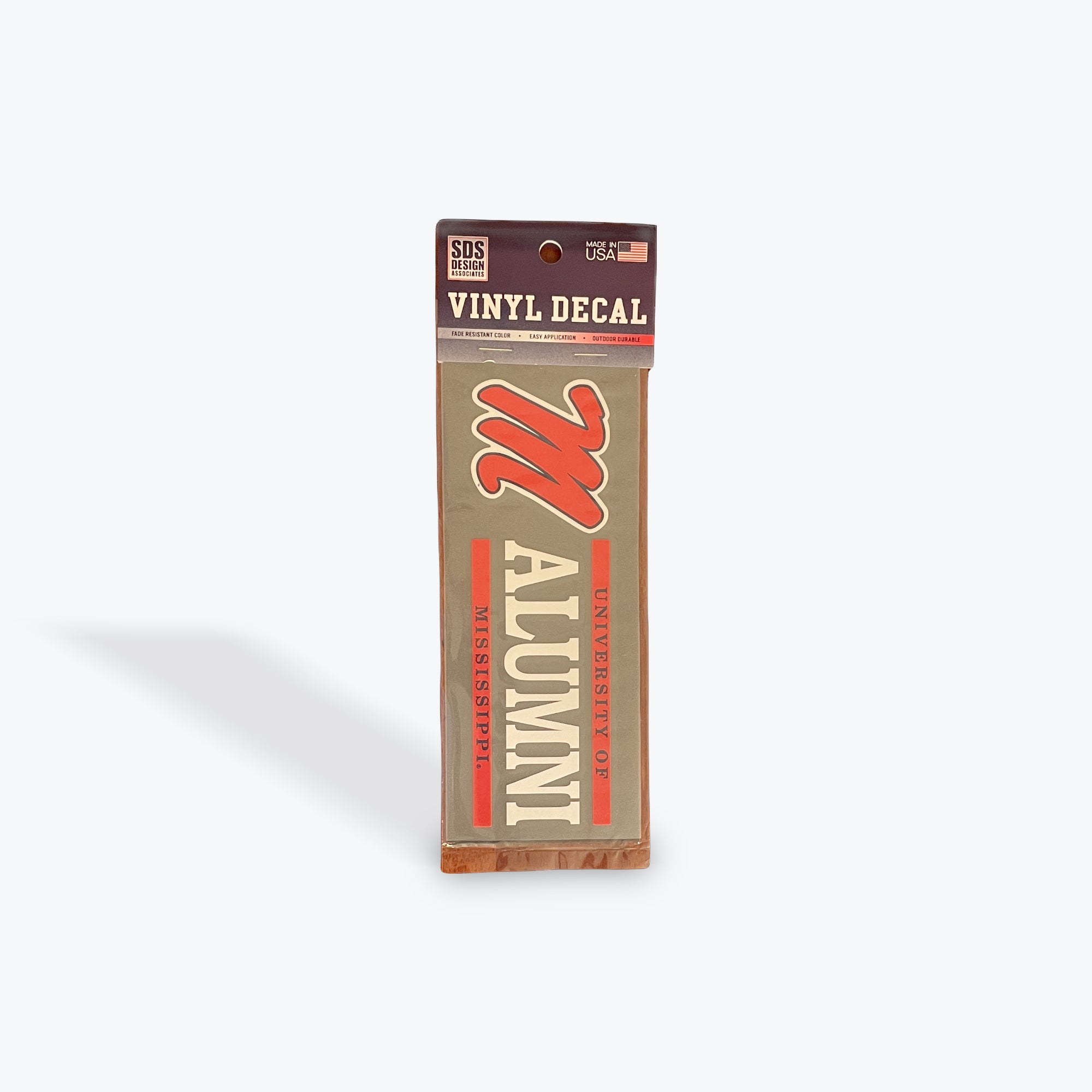 6”x2” Block OM Alumni Text Decal | University Sporting Goods